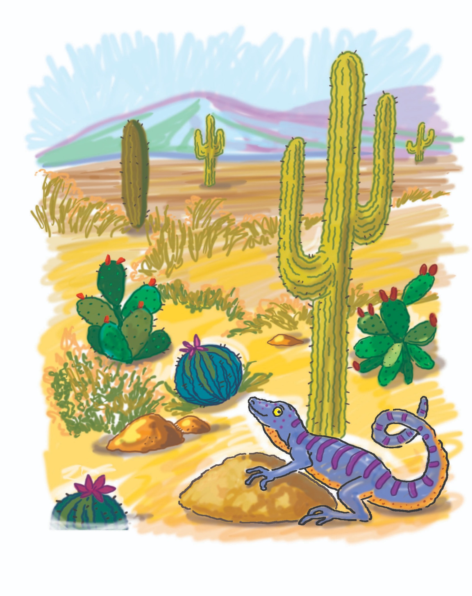 George Hamblin Illustration Education books story activity